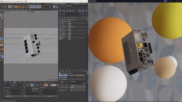 C4D to D5 | Cinema 4D Real-time Rendering Software